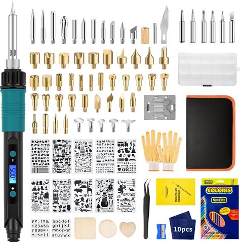 Kit De Pyrogravure Fer à Souder Electronique 113pcs 60w Soudure