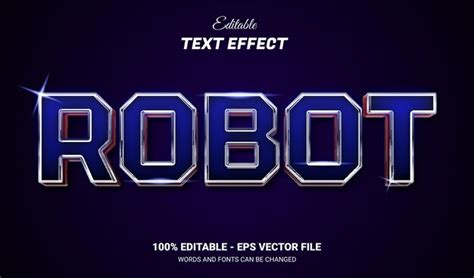 Editable Robot Text Images Free Download On Freepik