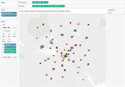 Waffle Charts And Unit Charts On Maps Drawing With Numbers