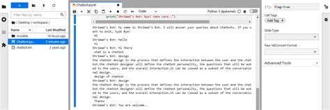 Chat Bot Using Nltk In Python Codespeedy