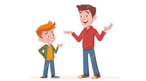 Explaining A Leasson Illustration Isolated On White Background Ar 169 V