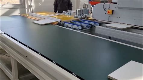 파트너이앤지 엣지밴딩기 컨베이어 Youtube