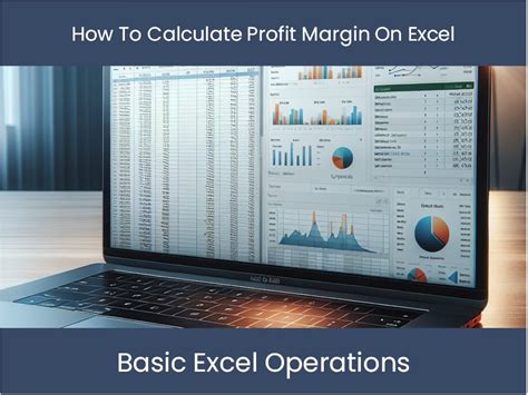 excel tutorial how to calculate profit margin on excel excel