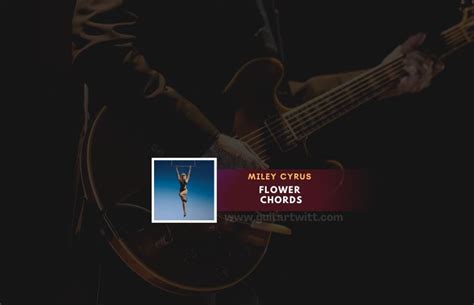 Flowers Chords By Miley Cyrus Guitartwitt