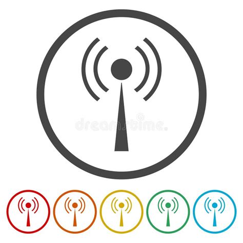 Router Icon Signal Sign Stock Vector Illustration Of Access 138811727