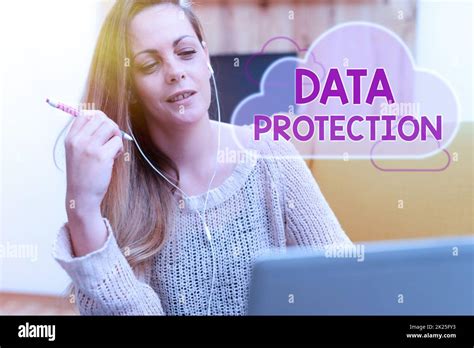 Text Sign Showing Data Protection Concept Meaning Protect Ip Addresses