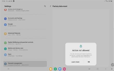 How To Prevent Factory Reset On Android Work Managed Devices
