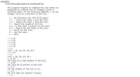 TITLE IMPLEMENTING AN ORDERED LIST CLASS WITH A Chegg Com