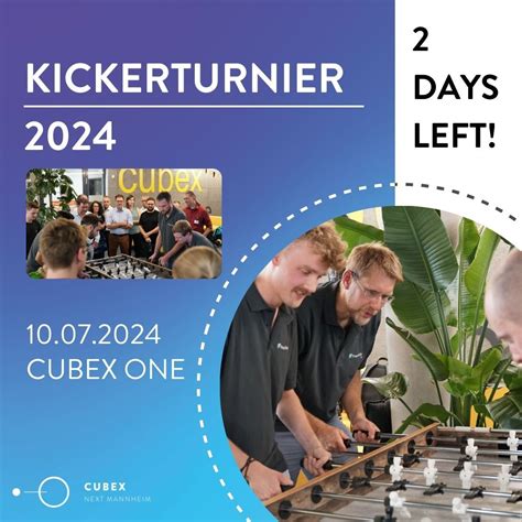 Cubex 41 And Cubex One On Linkedin Kickerturnier2024 Cubex Medtech