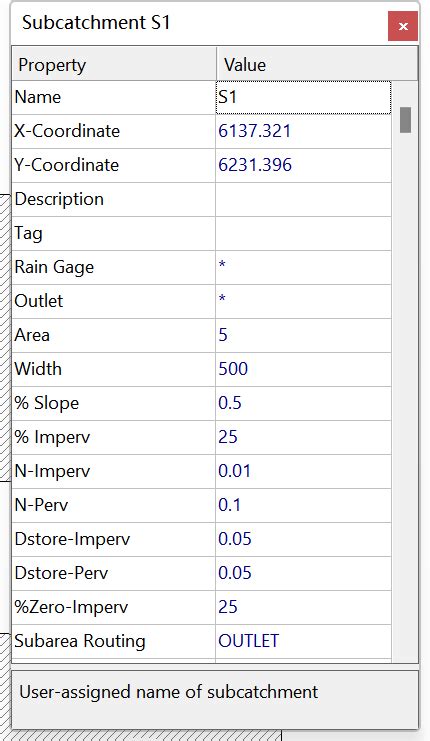 Swmm从入门到实践教程 03 快速入门案例的设施参数设置与批量设置 Csdn博客