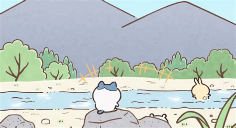 더쿠 [먼작귀] 맨손으로 물고기 잘잡는 토끼 우사기