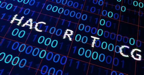 Hacker Attack System Hacked Computer Glitch Virus Inter System Hacking Concept Cybersecurity