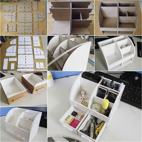 Cardboard Drawer Desk Organiser At Megan Gerow Blog