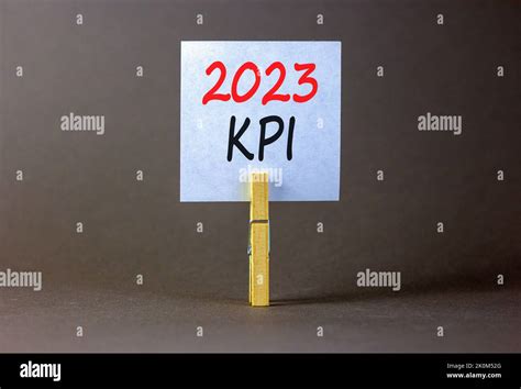 Kpi Key Performance Indicator Symbol White Paper With Words Kpi 2023