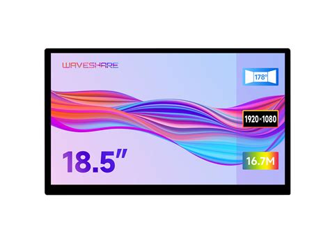 18 5inch Capacitive Touch Display 19201080 Full HD Brightness Adjustable Optical Bonding