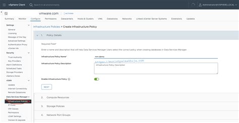 Vmware Data Services Manager Installation And Vsphere Client Plugin
