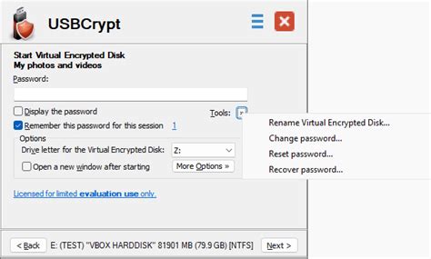 Renaming The Encrypted Disks