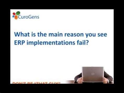 Don T Be THAT GUY 5 Common Mistakes To Avoid When Implementing ERP