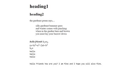 FY Bsc IT Practical 1 A Design A Web Page Using Different Text