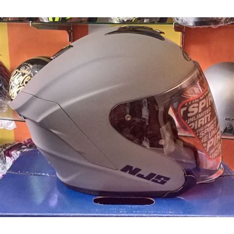 Njs Kairoz Helm Half Face Helm Njs Helmjabodetabek