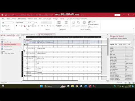 TUTORIAL CARA MEMBUAT DATABASE MENGGUNAKAN MICROSOFT ACCES YouTube