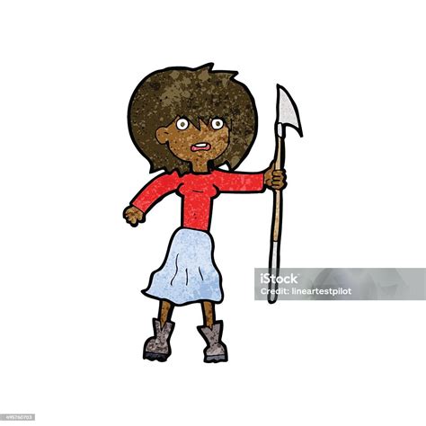말풍선이 있는 여자 작살 그리기에 대한 스톡 벡터 아트 및 기타 이미지 그리기 낙서 드로잉 명랑한 Istock