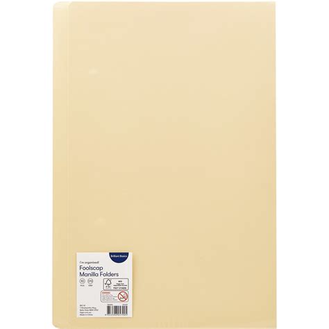 Brilliant Basics Manilla Folder 10 Pack Big W