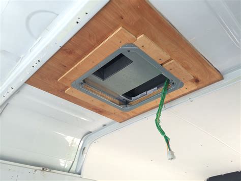 Adding A Rear Rooftop AC To A Sprinter Van Sprinter Camper