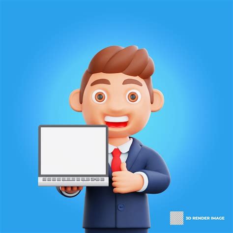 Premium Psd D Businessman Character Manager In Different Poses And Business Activities
