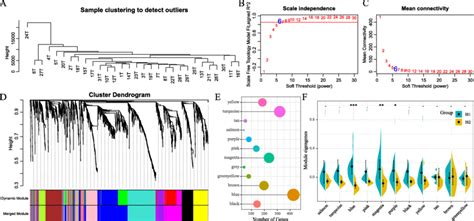 Identification Of Immune Gene Co Expression Modules A D Gene