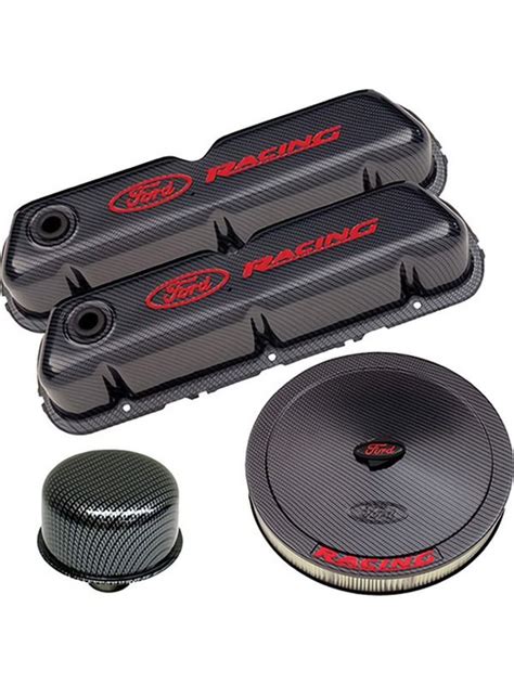 Buy Ford Performance Engine Dress Up Kit Cf With Ford Racing Logo 302
