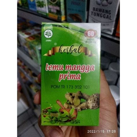 Jual Bisa Cod Kapsul Herbal Temu Mangga Kunyit Putih Dan Kunir