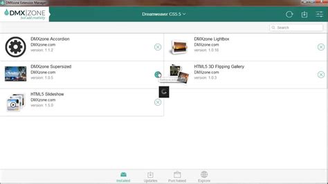 Uninstalling Extensions With Dmxzone Extension Manager Youtube
