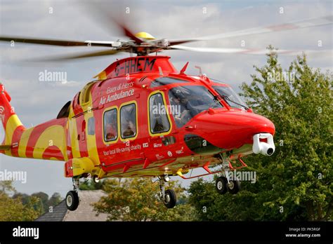 Herts And Essex Air Ambulance Agusta Westland Aw169 Serial 69049 Register G Hhem Used By Uk Air