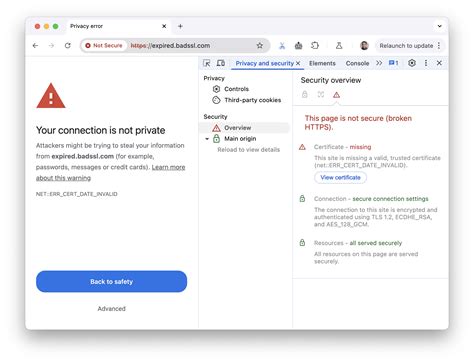 隐私和安全”面板 Chrome Devtools Chrome For Developers