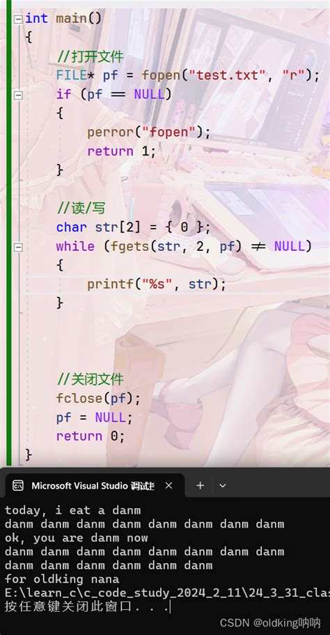 【c语言基础】fgets函数详解 Csdn博客