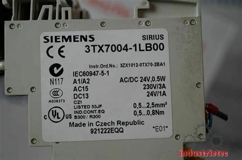 11 X Siemens Sirius 3tx7004 1lb00 Relay Card 100 00