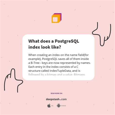 What Does A Postgresql Index Look Like Deepstash