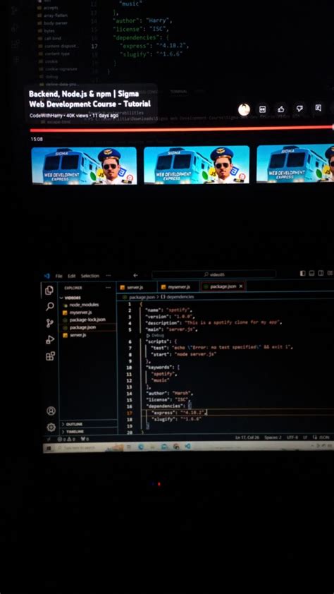 Backend Node Js And Npn Harsh Kumar Rai