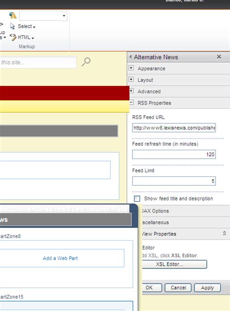 2010 Web Part Properties Panel Covered By The Master Page