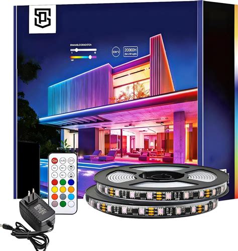 Buy Pixel Sync Rgb Ic Pixel Strip 10m Kit W Rf Controller And Adapter