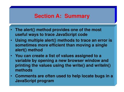 Ppt Tutorial 9 Debugging Javascript Powerpoint Presentation Free