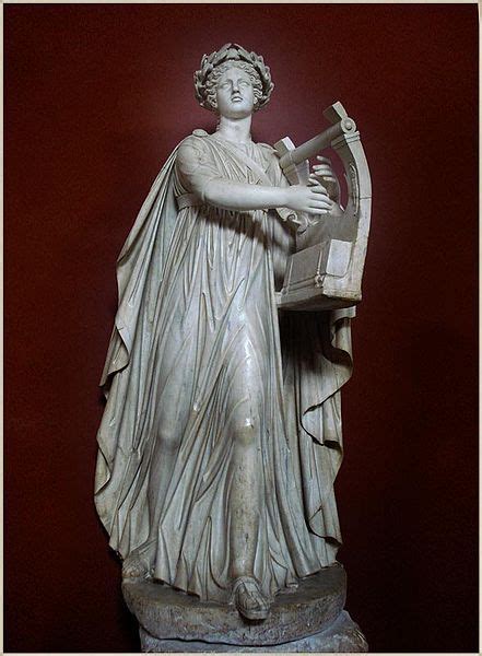 The Ancient World Apollo Kitharoidos Holding A Kithara And