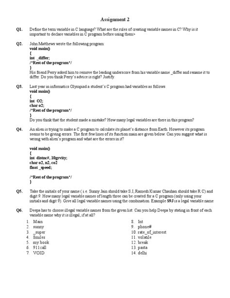 Assignment C Pdf