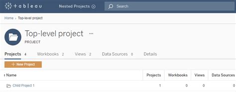 Get Ready For Tableau Projects Within A Project