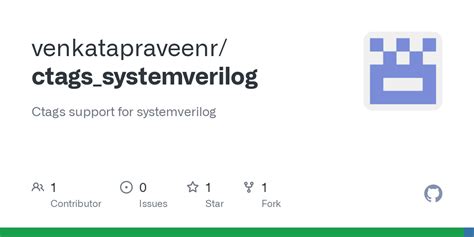 github venkatapraveenr ctags systemverilog ctags support for