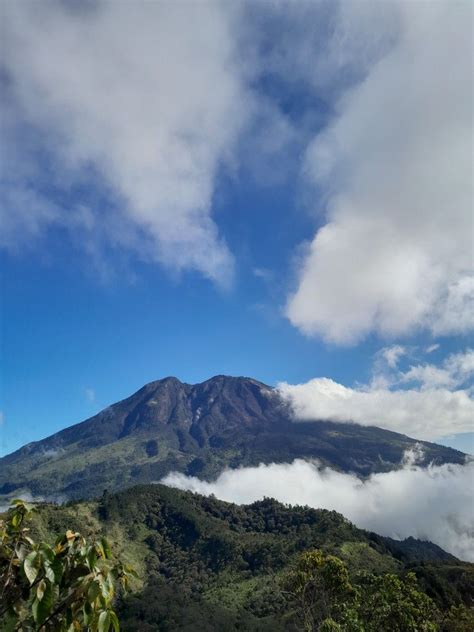 Lawu Mountain Alam Yang Indah Gunung Pola Kartu