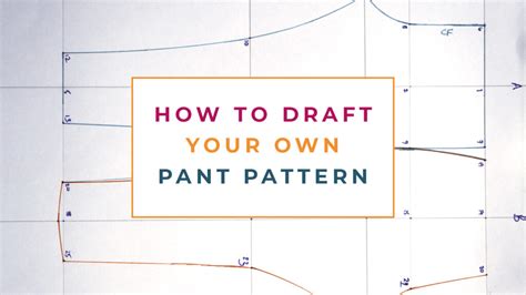 How To Draft A Pants Pattern Detailed Method The Creative Curator