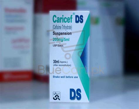 Caricef Ds Syrup Blue Cart