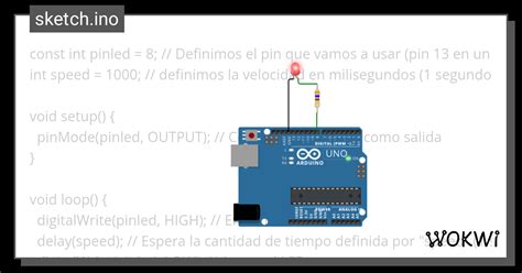Hola Mundo Arduino Wokwi ESP32 STM32 Arduino Simulator